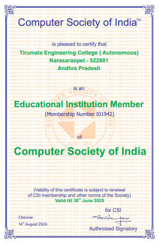 Tirumala Engineering College,jonnalagadda,narasaraopet